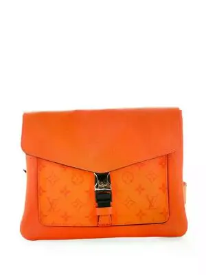 LOUIS VUITTON Outdoor Flap Messenger Monogram Taigarama Crossbody Bag - Orange