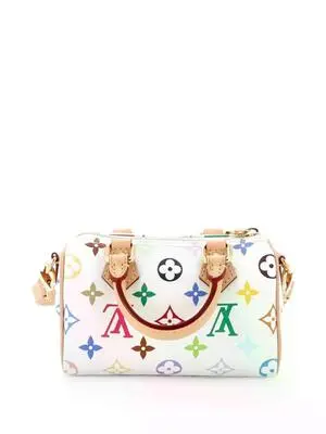 LOUIS VUITTON X Takashi Murakami Speedy Bandouliere Nm Bag Monogram Multicolor Nano Satchel - Multicolour