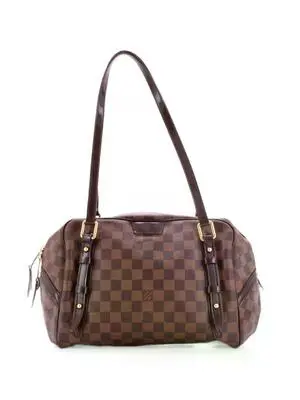 LOUIS VUITTON Rivington Damier Gm Satchel - Brown