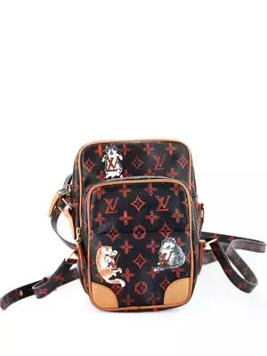 LOUIS VUITTON Paname Bag Set Limited Edition Grace Coddington Catogram Canvas Crossbody Bag - Brown
