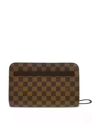 LOUIS VUITTON Damier Saint Louis Clutch Bag - Brown