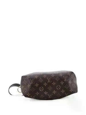 LOUIS VUITTON Flower Zipped Monogram Canvas Pm Tote Bag