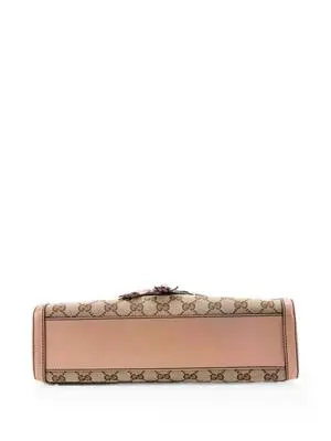 Gucci Gg Canvas And Leather Medium Shoulder Bag