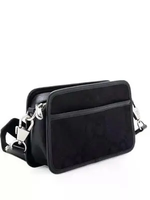 Gucci Camera Bag Jumbo Gg Canvas Mini Crossbody Bag