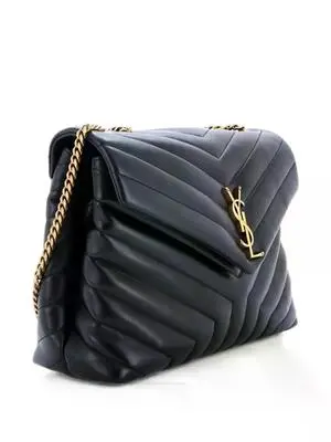 Saint Laurent Loulou Matelasse Chevron Leather Medium Shoulder Bag