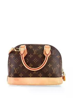 LOUIS VUITTON Alma Monogram Canvas Bb Crossbody Bag