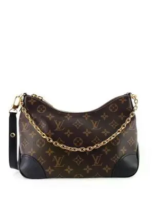LOUIS VUITTON Boulogne Nm Handbag Monogram Canvas Shoulder Bag - Black