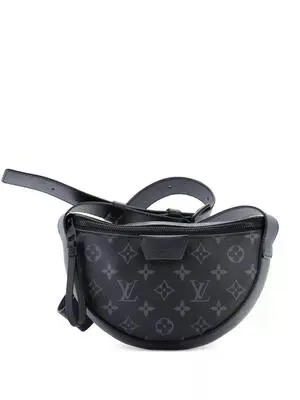 LOUIS VUITTON Louis Vuitton Moon Monogram Eclipse Canvas Crossbody Bag Black