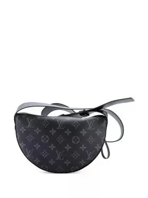 LOUIS VUITTON Moon Monogram Eclipse Canvas Crossbody Bag - Black