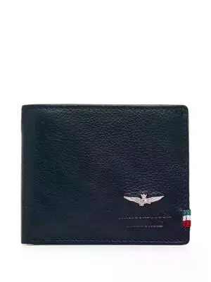 AERONAUTICA MILITARE Logo-plaque Wallet - Blue