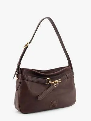 Miu Miu Aventure Leather Shoulder Bag