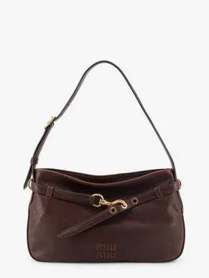 Miu Miu Aventure Leather Shoulder Bag - Multicolor