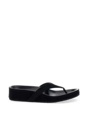 Phoebe Philo Round Leather Flip Flops - Multicolor