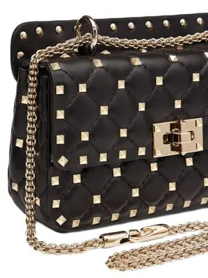 Valentino Garavani Rockstud Spike Small Leather Shoulder Bag