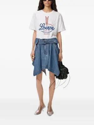 Loewe Denim Cargo Skirt