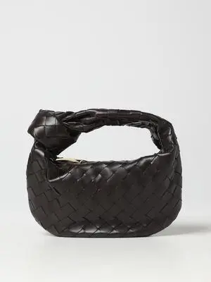 Bottega Veneta Mini Jodie Bag In Woven Nappa - Cocoa