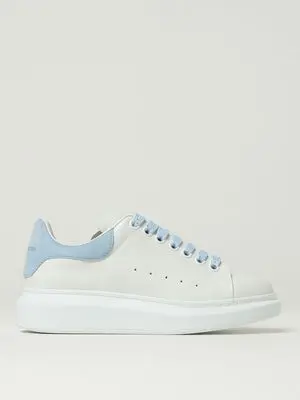 Alexander McQueen Alexander McQueen Leather And Suede Sneakers White 2