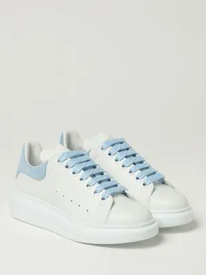 Alexander McQueen Oversize Leather Sneakers - White 2