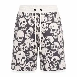MYSIMPLICATED Grey / White Bermuda Shorts Echoes - Grey/white