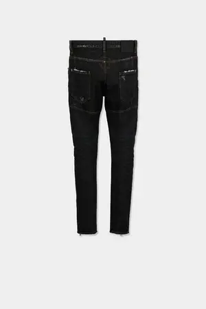 Dsquared2 Aviator Biker Zips Jeans