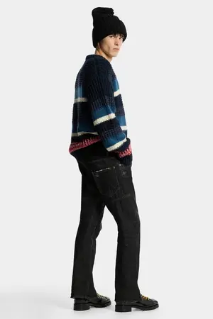 Dsquared2 Aviator Biker Zips Jeans