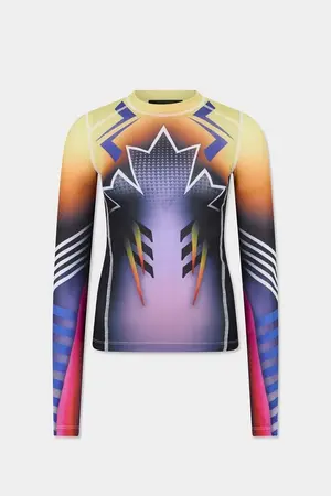 Dsquared2 Skiers Printed Long Sleeve T-shirt