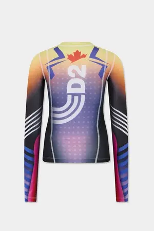 Dsquared2 Skiers Printed Long Sleeve T-shirt