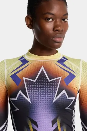 Dsquared2 Skiers Printed Long Sleeve T-shirt