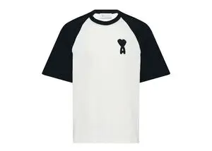 AMI Paris De Coeur Raglan Short Sleeve T-shirt