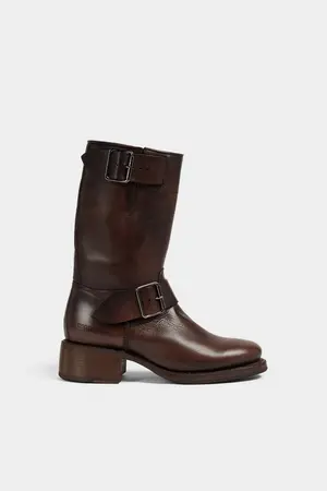 Dsquared2 Harley Biker Boots - Brown