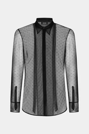 Dsquared2 Evening See Through Bow Shirt