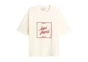 AMI Paris De Coeur Heritage Print T-shirt