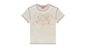 DIESEL® Graphic Heart T-shirt - Light Grey