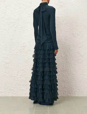 Zimmermann Valiant Maxi Dress - Teal