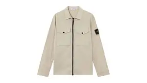 Stone Island 1200010 Zipup With Chest Pockets Overshirt - Sand
