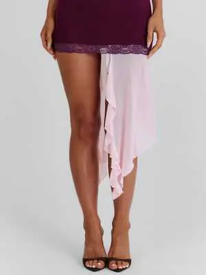 OUTCAST Natalee Mini Dress Burgundy