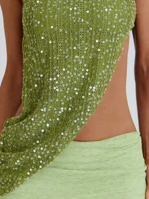 OUTCAST Itzel Mini Dress - Green