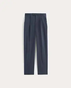 Everlane Tropical Wool Trouser - Heathered Navy