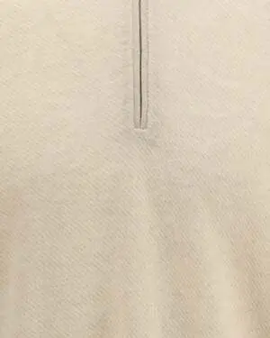 Loro Piana Roadster Cashmere Quarter Zip Sweater - Cream