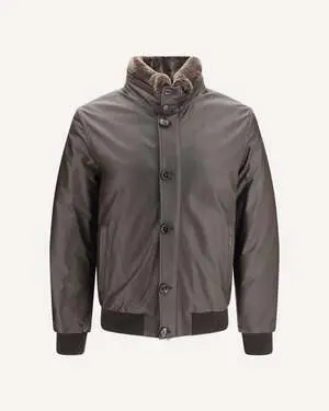MOORER Cleros P1 Shearling Down Jacket