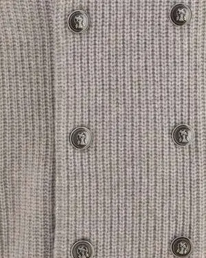 Brunello Cucinelli English Rib Cashmere Cardigan