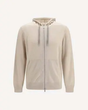 Brunello Cucinelli Cashmere Zip Up Hoodie