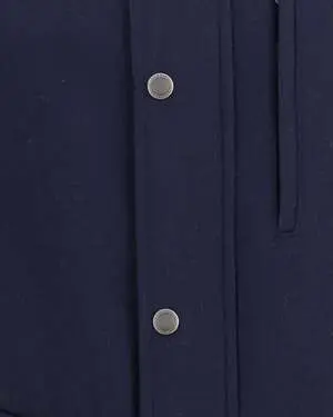 Brunello Cucinelli Virgin Wool Jacket With Nappa Inserts
