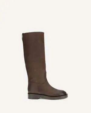 Paris Texas Napa Leather High Boots - Brown
