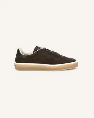 Loro Piana Suede Tennis Walk Sneakers