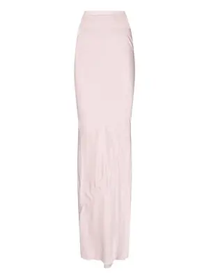 Rick Owens Maxi Draped Skirt - Pink