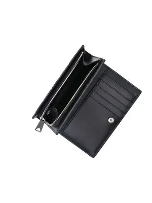 Bottega Veneta Bi-fold Wallet "intrecciato - Black
