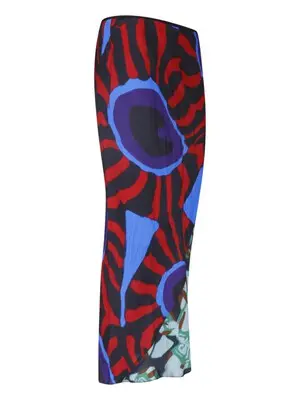 Dries Van Noten Printed Midi Skirt
