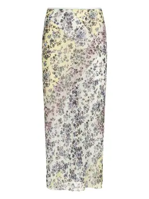 Dries Van Noten Printed Midi Skirt - Multi