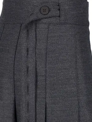 RÓHE Virgin Wool Maxi Skirt - Gray